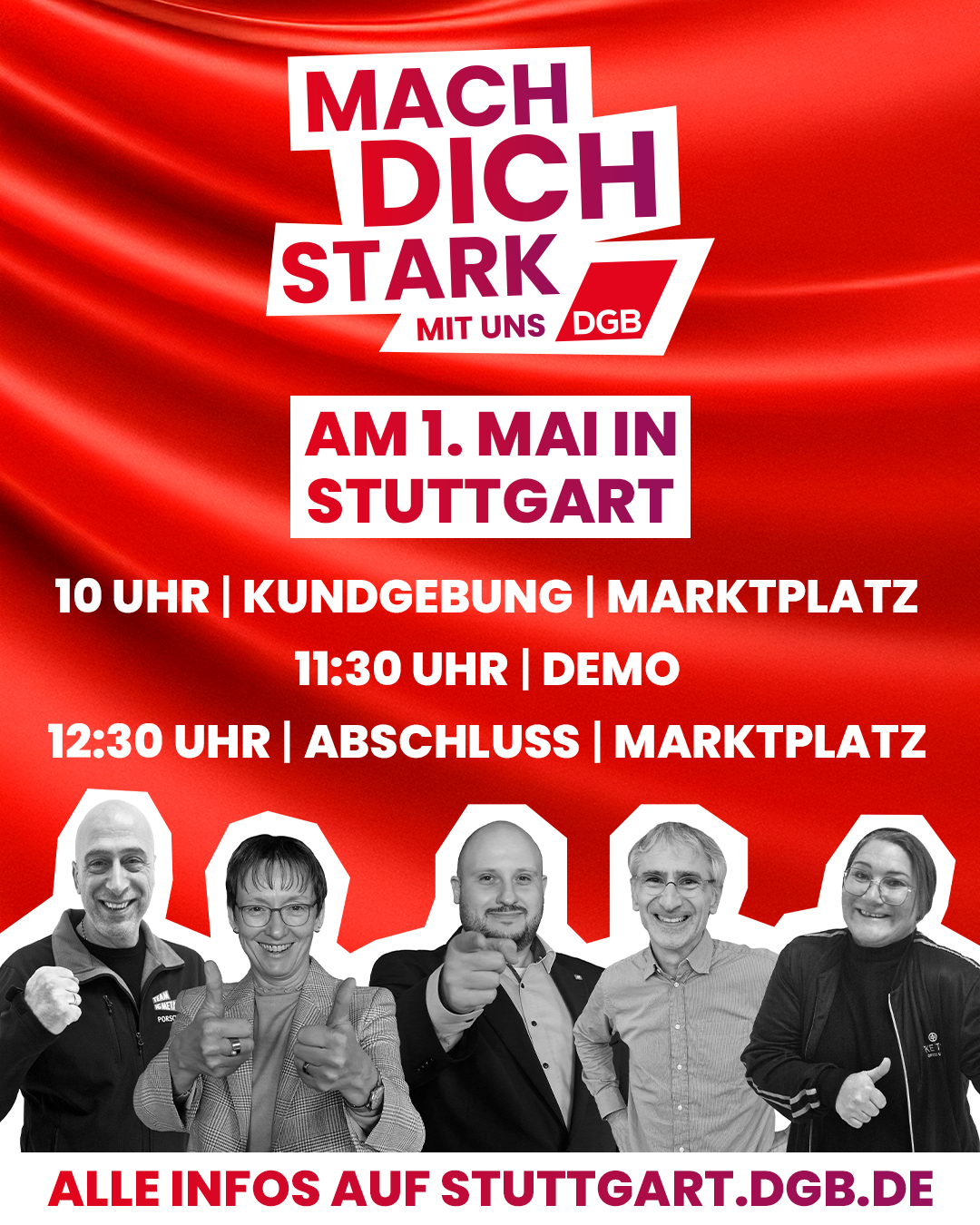 1. Mai 2025 in Stuttgart | DGB Baden Württemberg