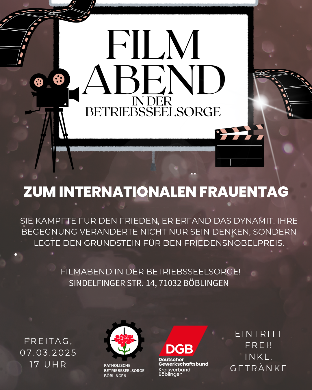 Filmabend zum Internationalen Frauentag 2025 | DGB Baden Württemberg