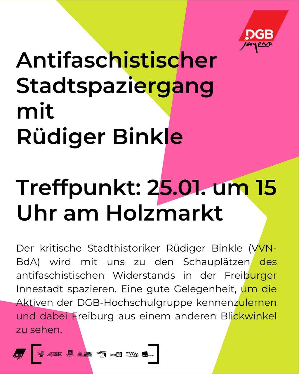 Freiburg: Antifaschistischer Stadtspaziergang | DGB Baden Württemberg