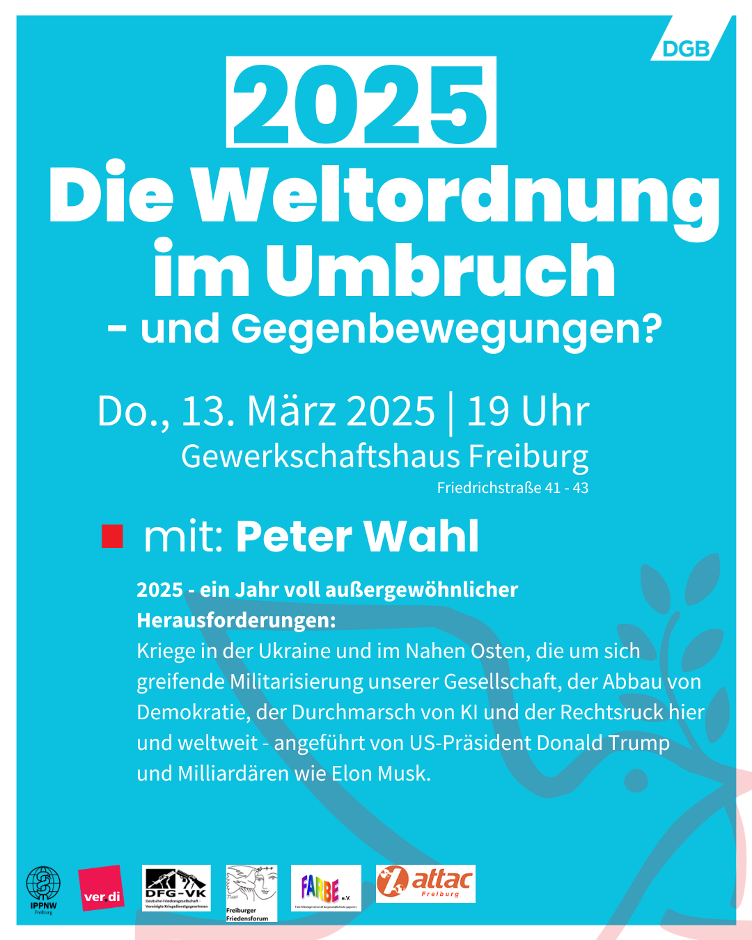 Freiburg: Die Weltordnung im Umbruch | DGB Baden Württemberg